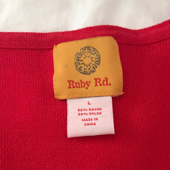 Ruby Rd. | Sweaters | Ruby Red Sweater Set Size L | Poshmark
